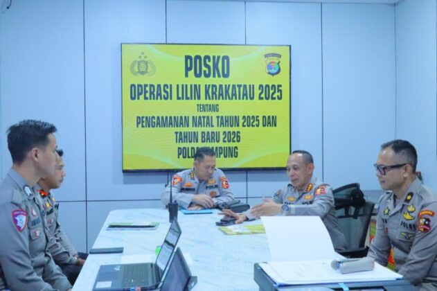 Pantau Operasi Lilin Krakatau 2025, Mabes Polri Turun di Polda Lampung ...